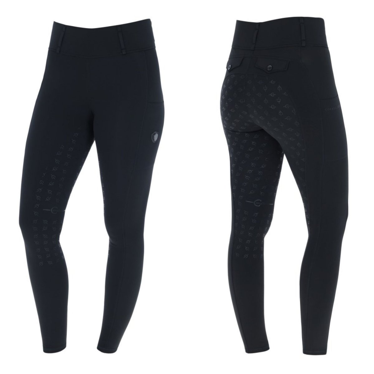 Covalliero vinter Tights full Grip barn - Ridebukser/Ridetights - www ...