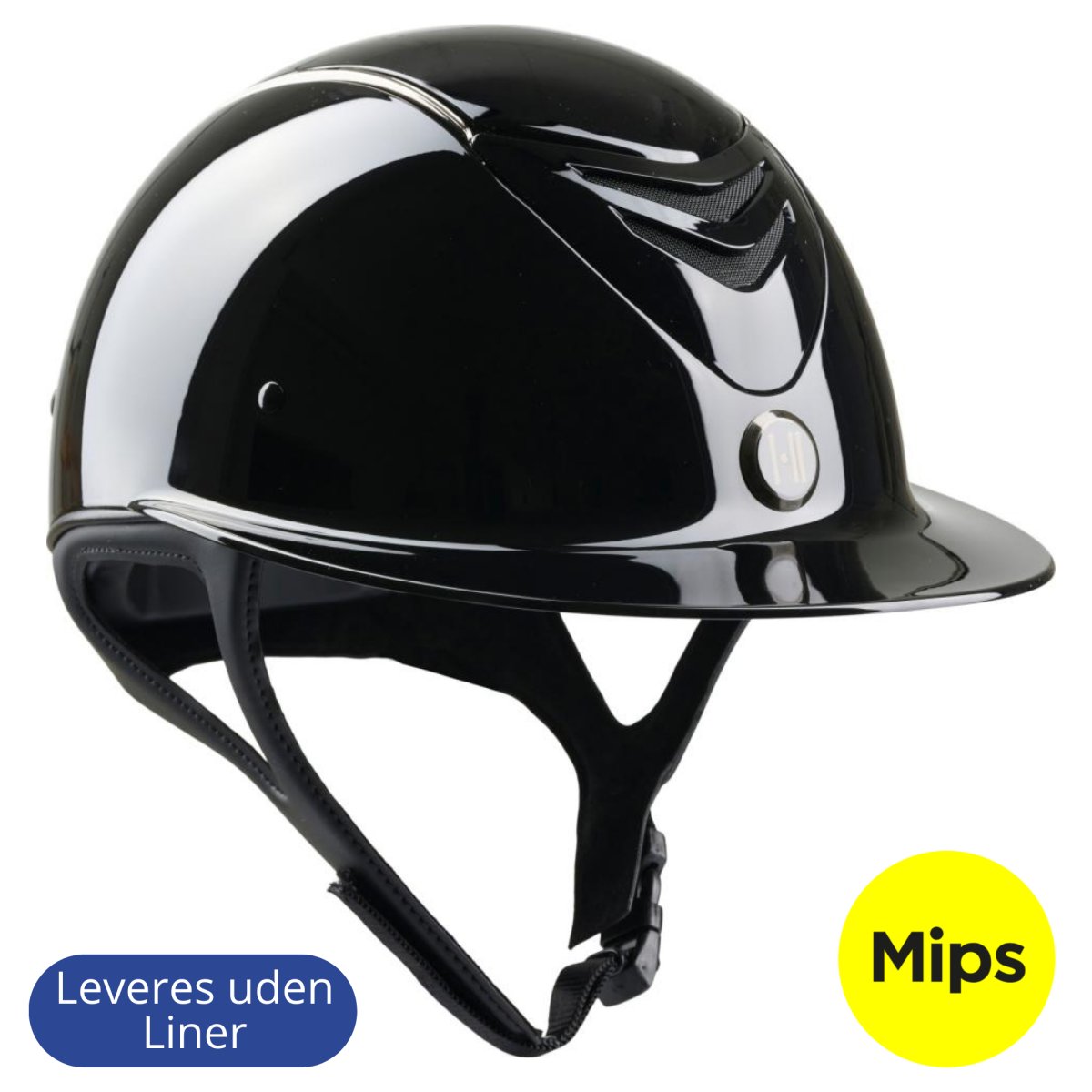 OneK Mips Avancé Glossy chrome Rails - Ridehjelm - www.horsepoint.dk